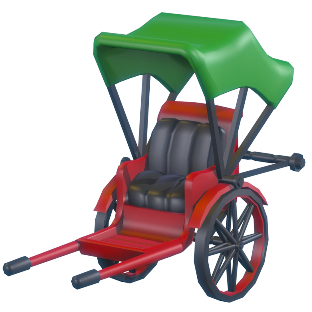 Lunar New Year Rickshaw Stroller | Adopt Me! Wiki | Fandom