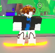 Orange Neon Snowboard | Adopt Me! Wiki | Fandom