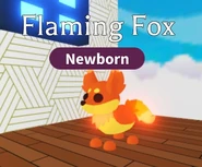Flaming Fox | Adopt Me! Wiki | Fandom