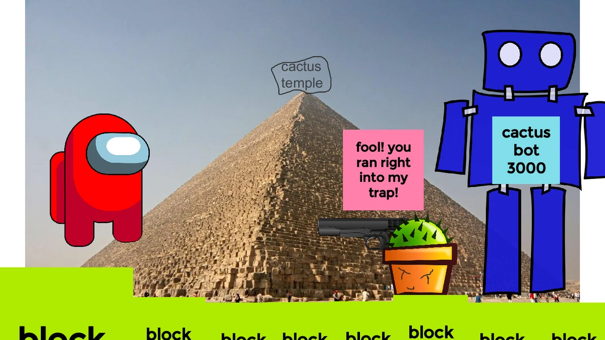 Cactus bot 3000 | Adventure into meme land series Wiki | Fandom