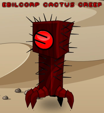 EbilCorp Cactus Creeper | AdventureQuest Worlds Wiki | Fandom