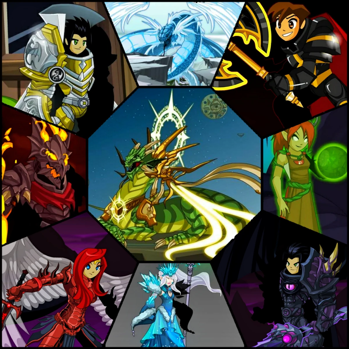 Elemental Champions | AdventureQuest Worlds Wiki | Fandom