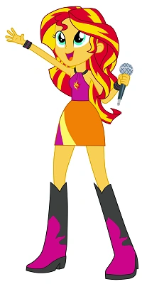 Sunset Shimmer (Sally Acorn Version) | Adventures in Oyasumiya Wiki ...
