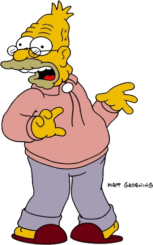 Grandpa Abraham Simpson | Adventures of Chris And Tifa Wiki | Fandom