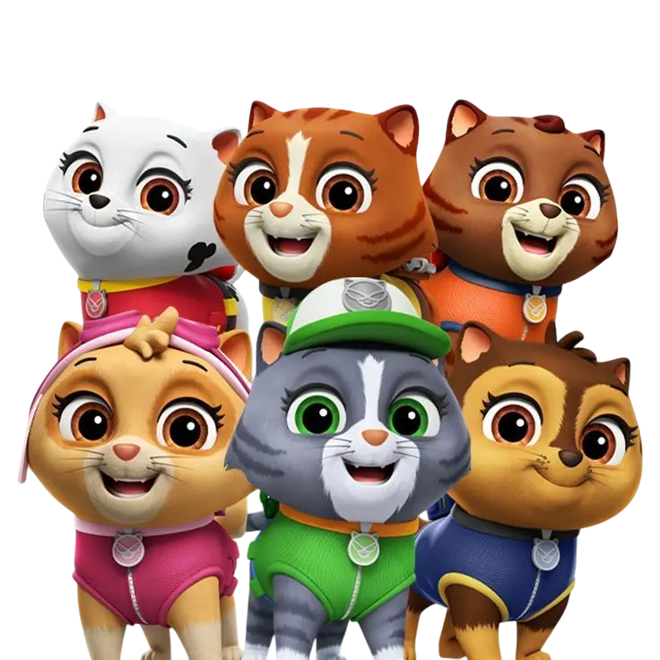 Kitten Catastrophe Crew | Adventures of the PAW Patrol 2 Wiki | Fandom