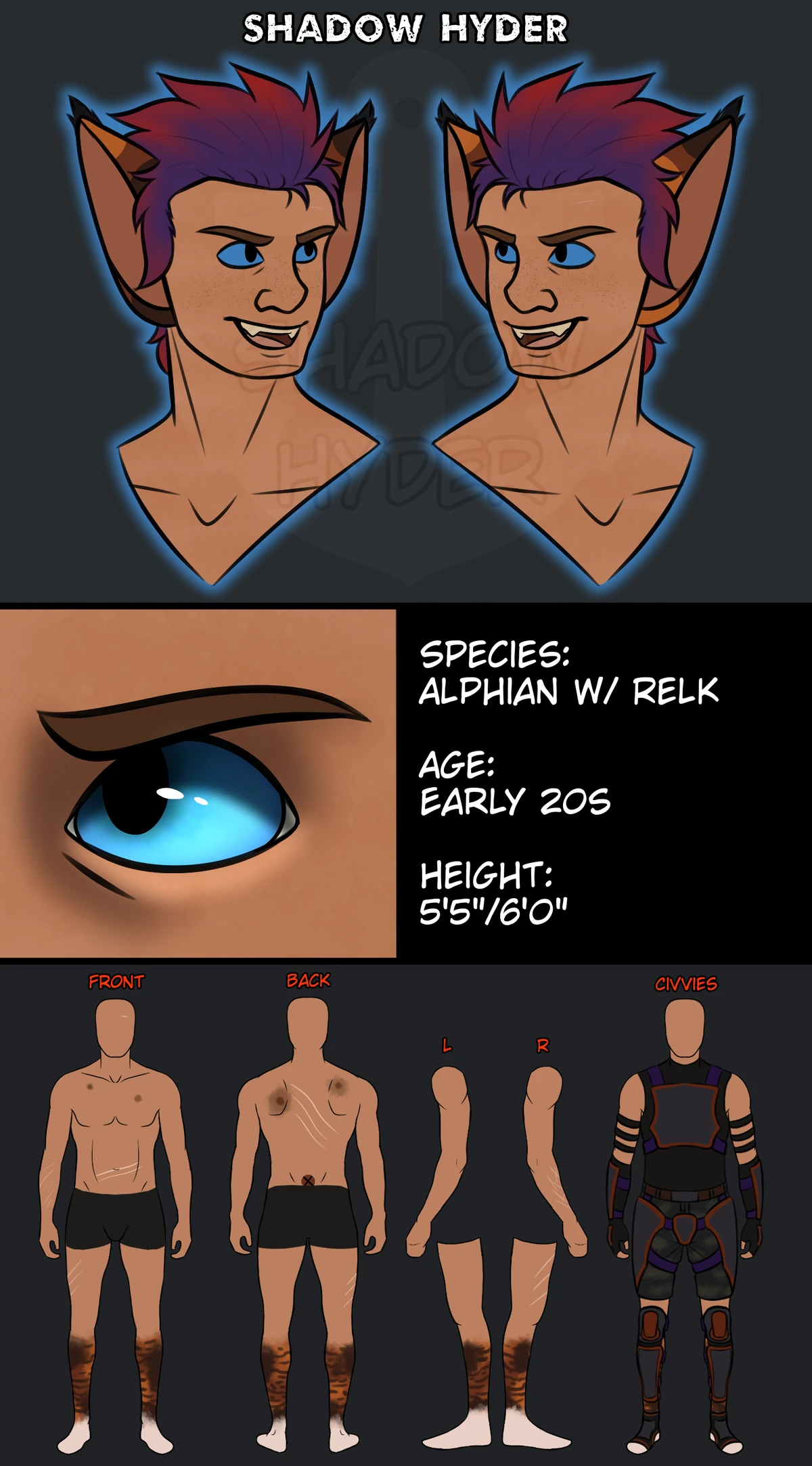 Shadow Hyder | Adventures!AU Database Wiki | Fandom