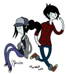 Zeichnungen Von Marceline Und Marshal Lee