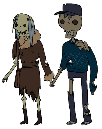 Boyfriend & Girlfriend Skeletons | Adventure Time Wiki | Fandom