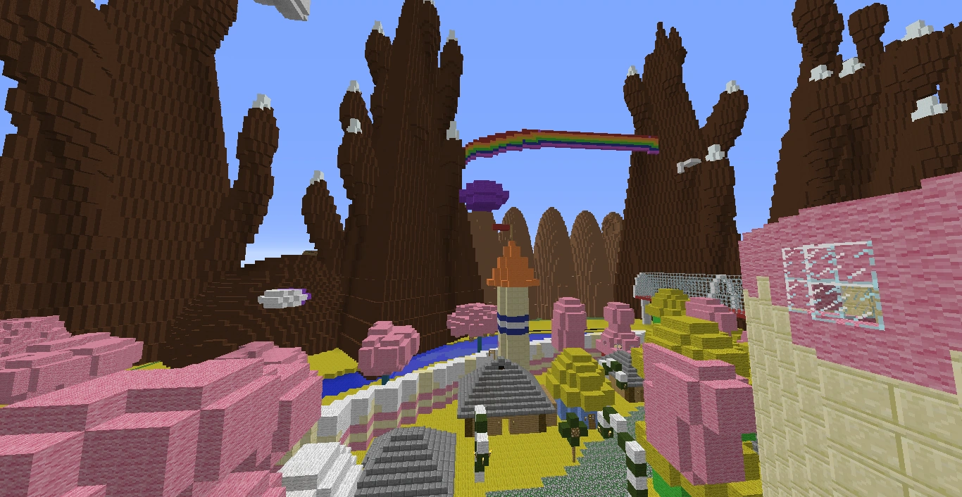Minecraft Adventure Time Candy Kingdom