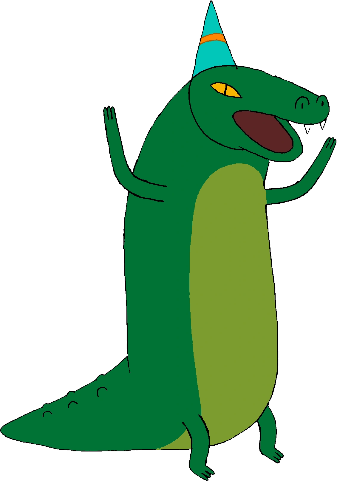 Crocodile with Party Hat | Adventure Time Wiki | Fandom
