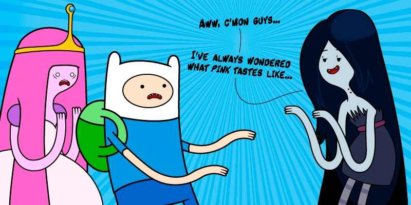 Adventure Time Marceline And Finn Kiss
