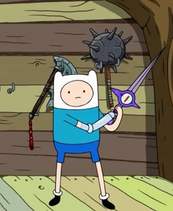 Adventure Time Finn Holding Sword