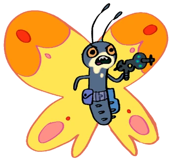 Butterfly With Laser Gun | Adventure Time Wiki | Fandom