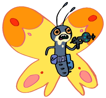 Butterfly With Laser Gun | Adventure Time Wiki | Fandom