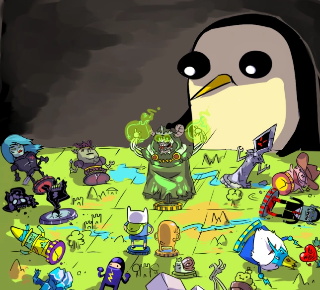 Cute Gunter Adventure Time Wallpaper