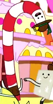 Adventure Time Candy Cane Finn's Treehouse Becomes Candy In 'Adventure