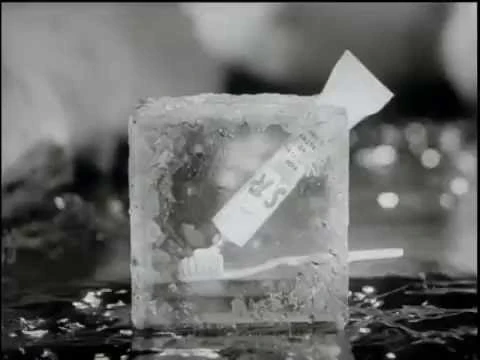 Gibbs S.R. Toothpaste - Ice Block (1955; UK) | Advert Wiki | Fandom