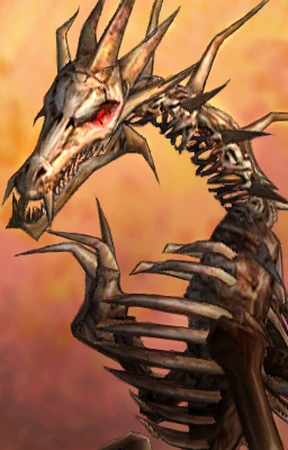 skeletal dragon