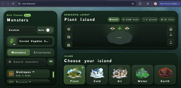I made a free island grid plan generator | Fandom