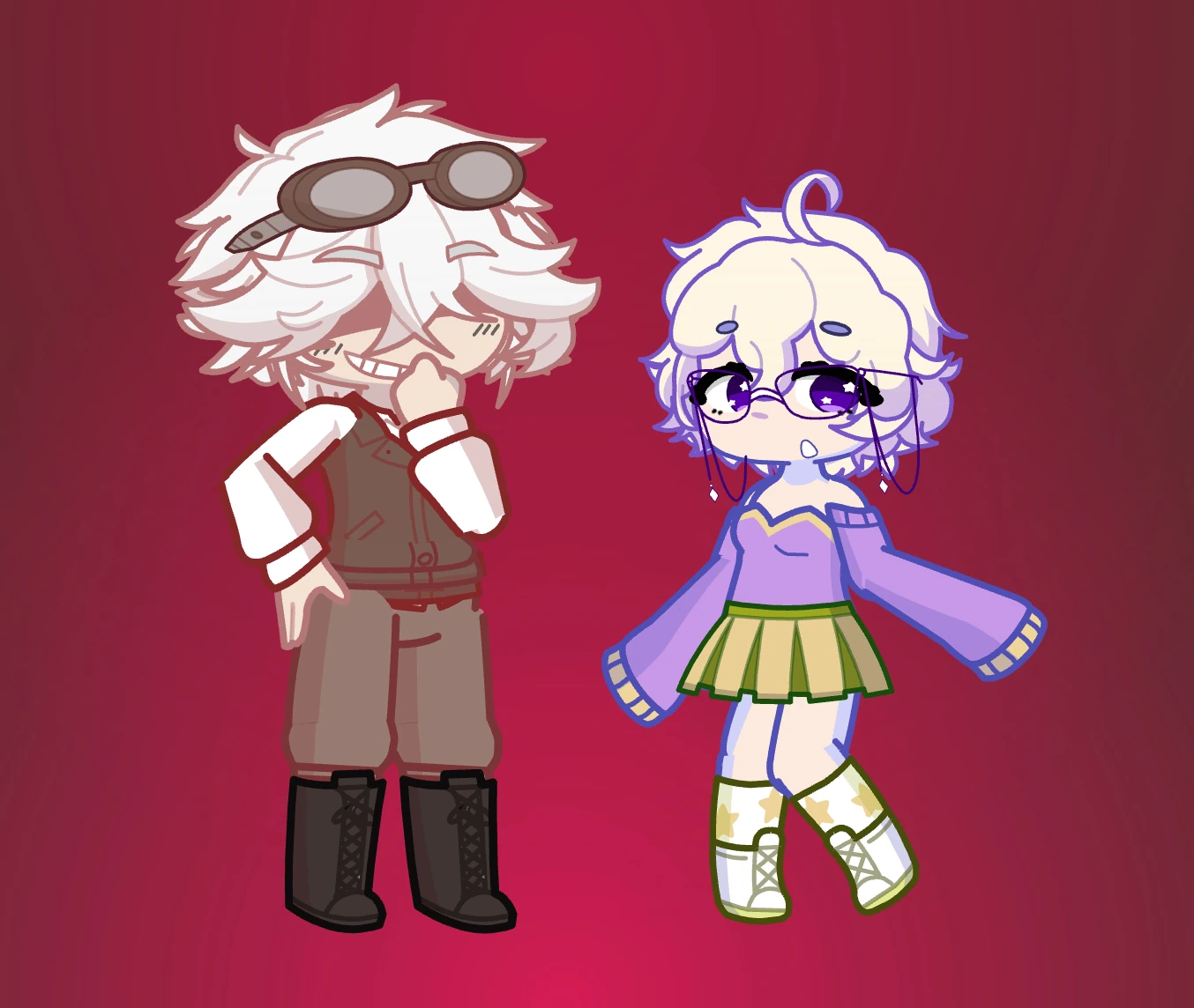 i think a few people here like gacha stuff so here’s my characters 😎 ...