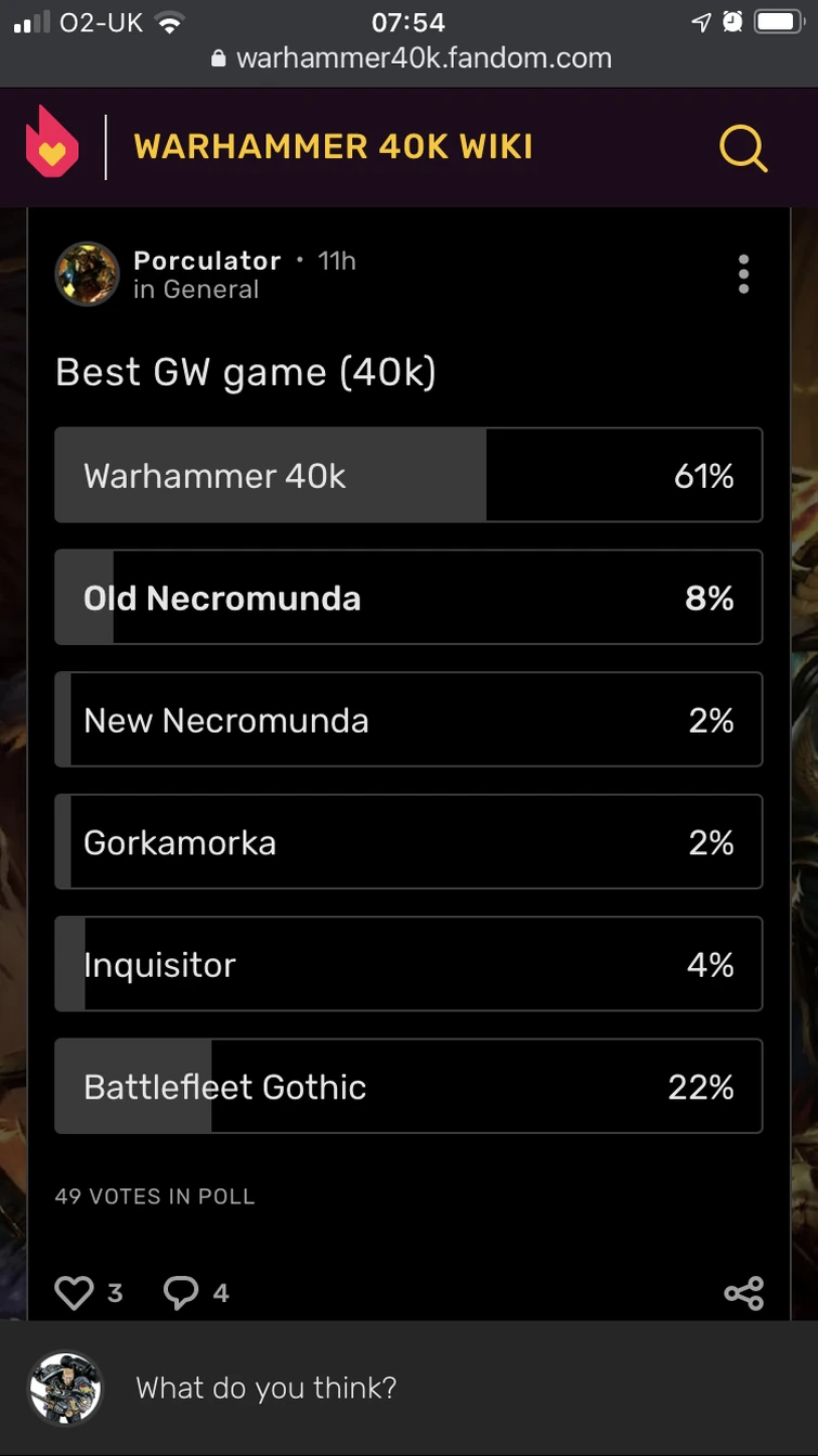 Best GW game (40k) | Fandom