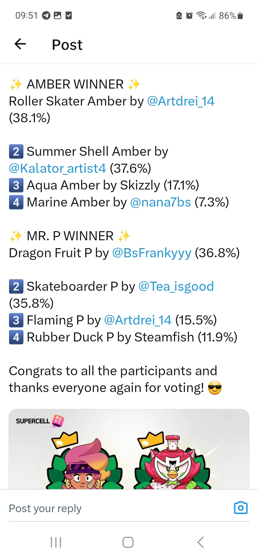 Наконец-то объявили победителей новой Supercell Make ! | Fandom