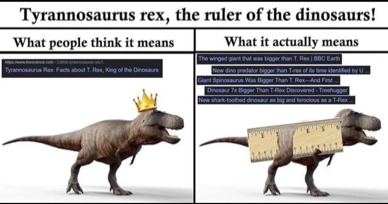 Nice meme I found from R/Dinosaurs | Fandom