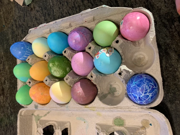 me and my little sister made easter eggs | Fandom