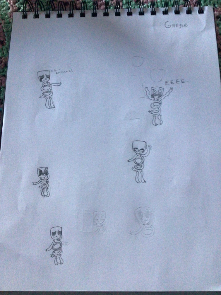 Gangle doodles from school | Fandom