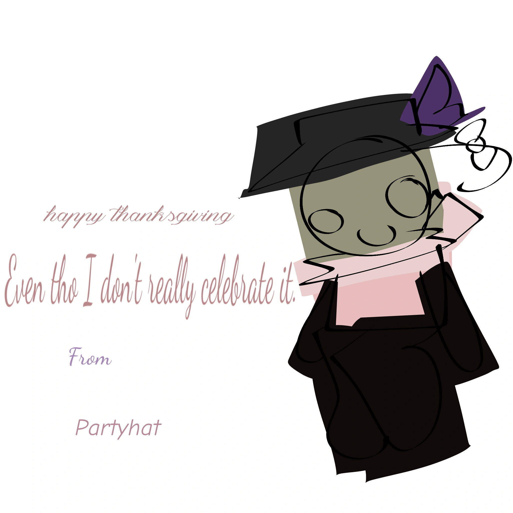 Thanksgiving with Partyhat! (Fawful) (daily ocs day 94) | Fandom