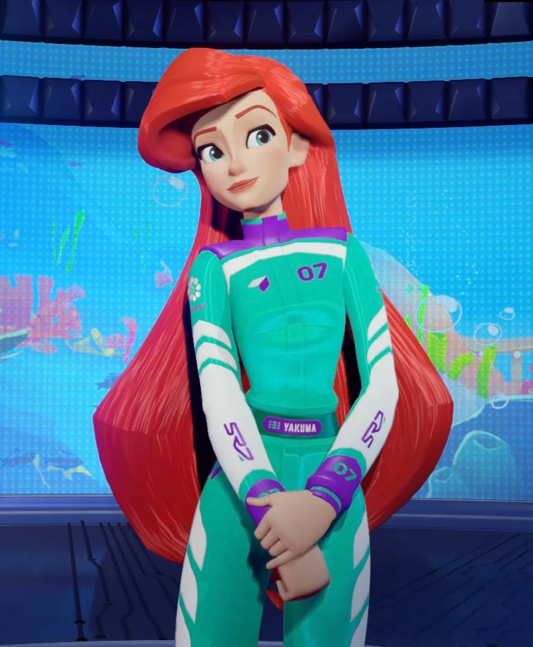 Ariel in Disney speedstorm character selection screen | Fandom