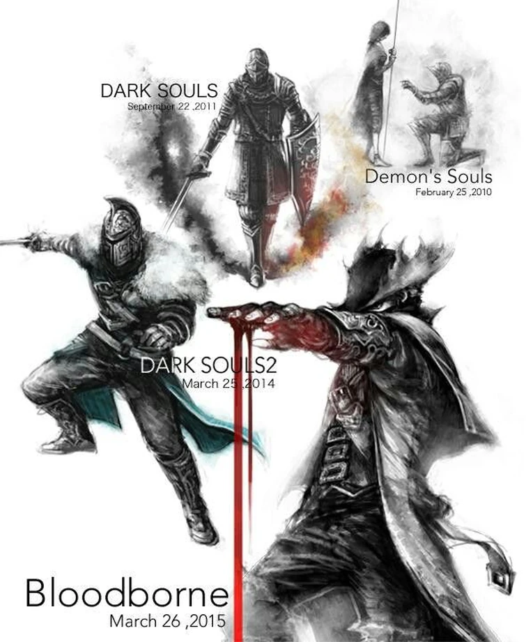 Timeline of the souls/borne series. | Fandom