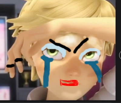 Adrien applies makeup on his face now he looks like this | Fandom