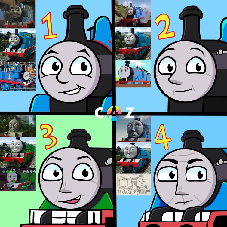 Drew half of the Steam Team, with references! | Fandom