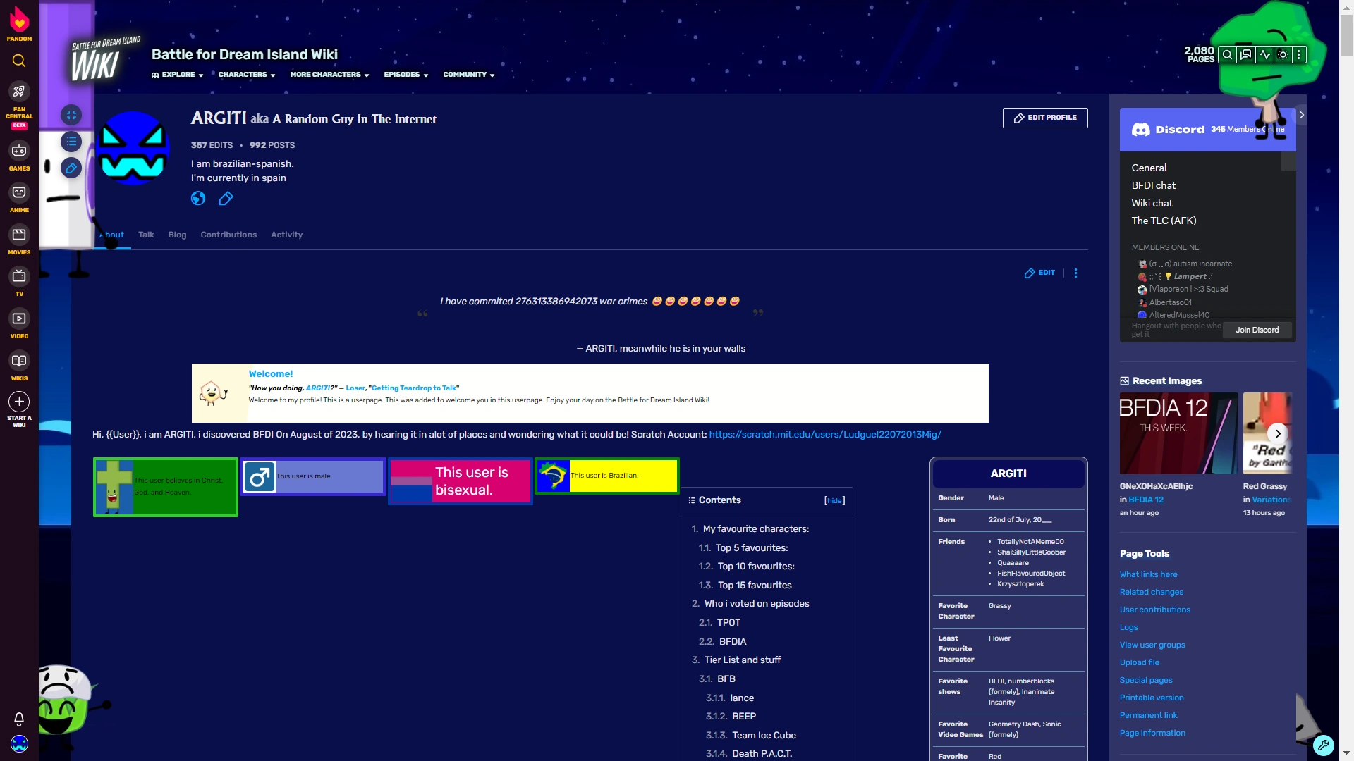 My userpage | Fandom