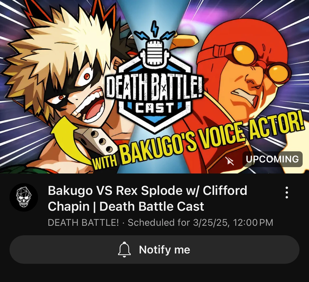 The next death battle cats is Bakugo vs Rex Splode, any thoughts? | Fandom