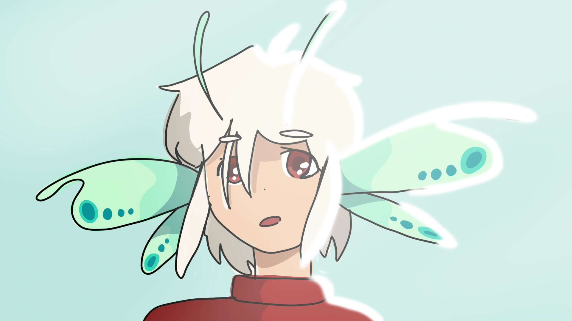 Moth person (off topic art) | Fandom