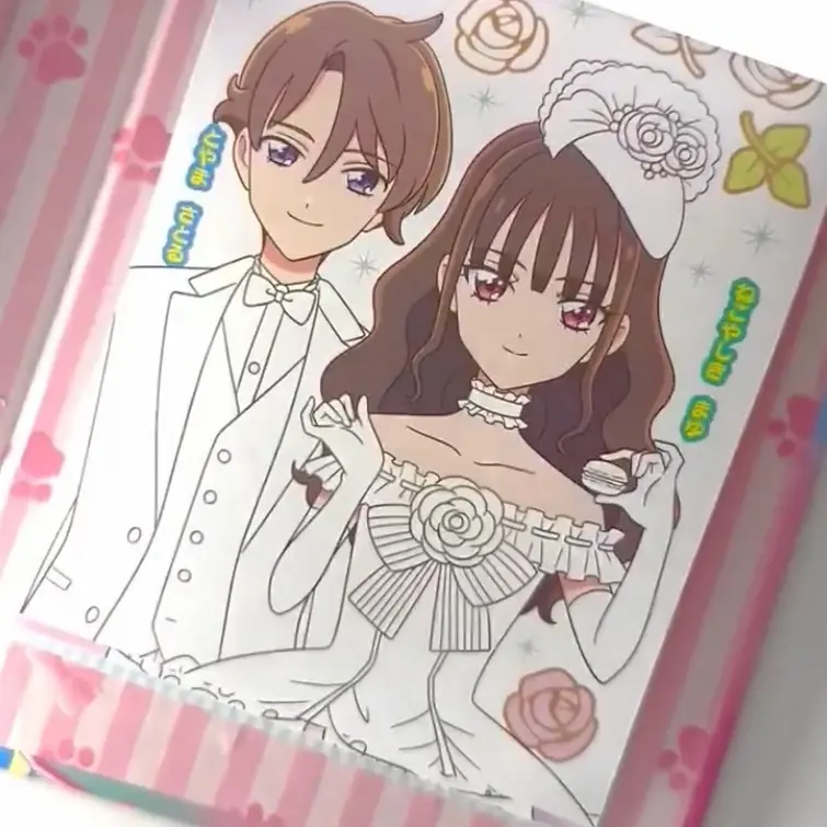 Wonderful Precure coloring book illustration including after coloring ...