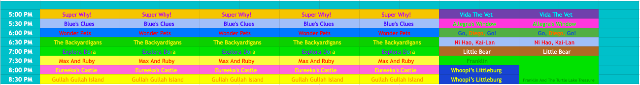 Nick Jr Rewind Schedule | Fandom