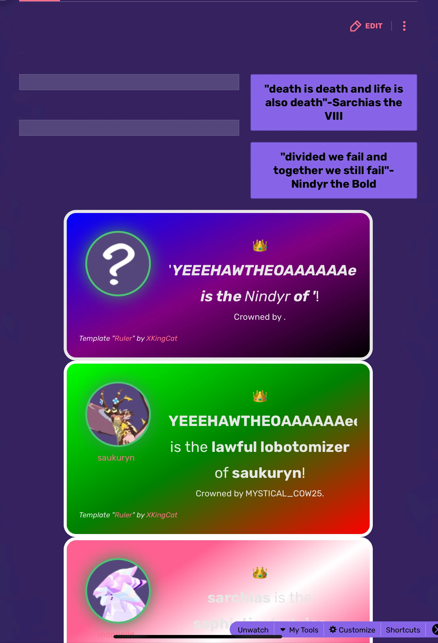 grr my profile keeps getting raided aaaa | Fandom