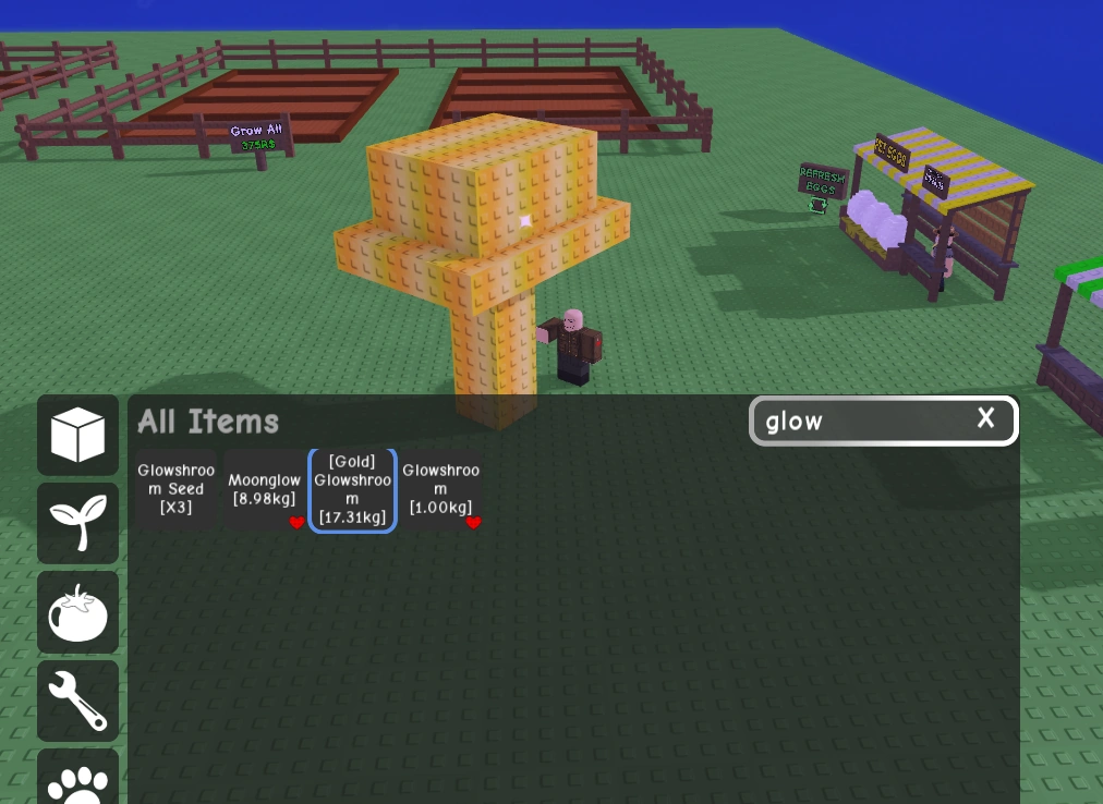 Giant Gold Glowshroom | Fandom