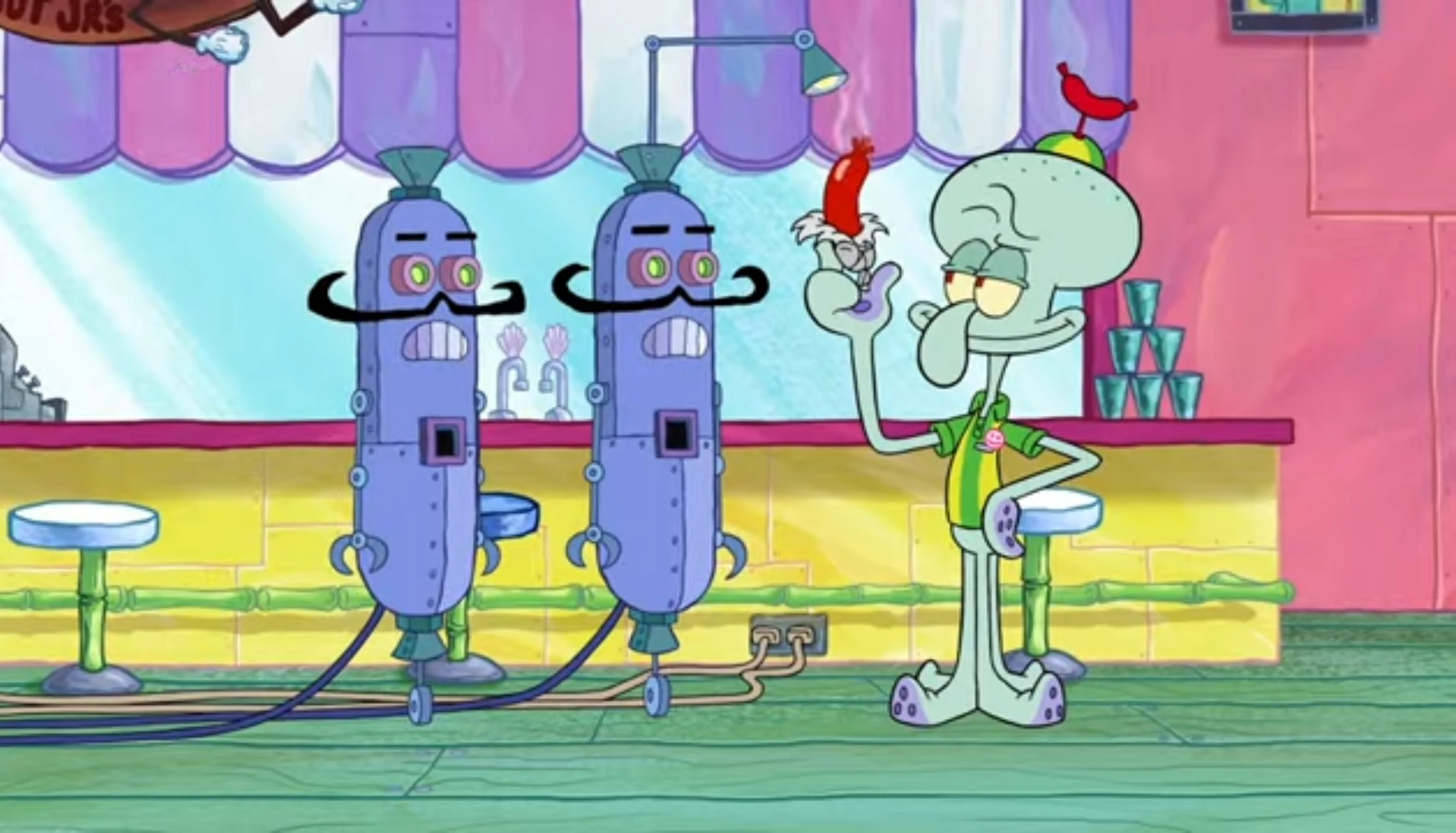 We need a Squidward vs SpongeBob or Krusty Krab episode where Squidward ...