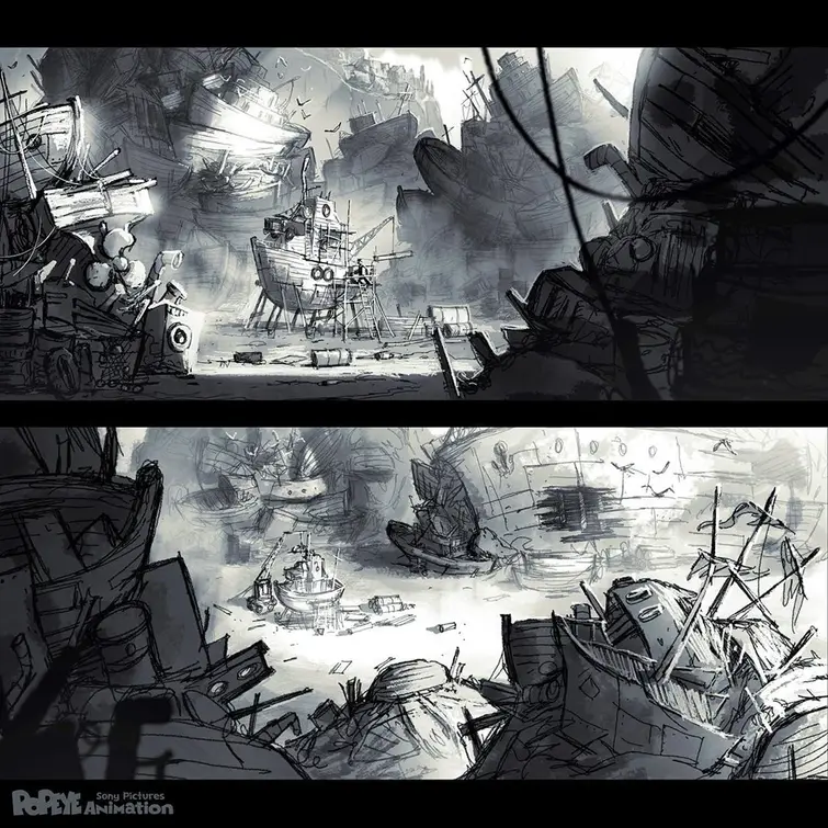 Popeye Concept art (part 3) | Fandom