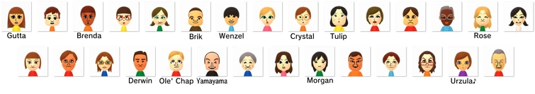 Here's a list of the Parade Miis' colloquial names! | Fandom