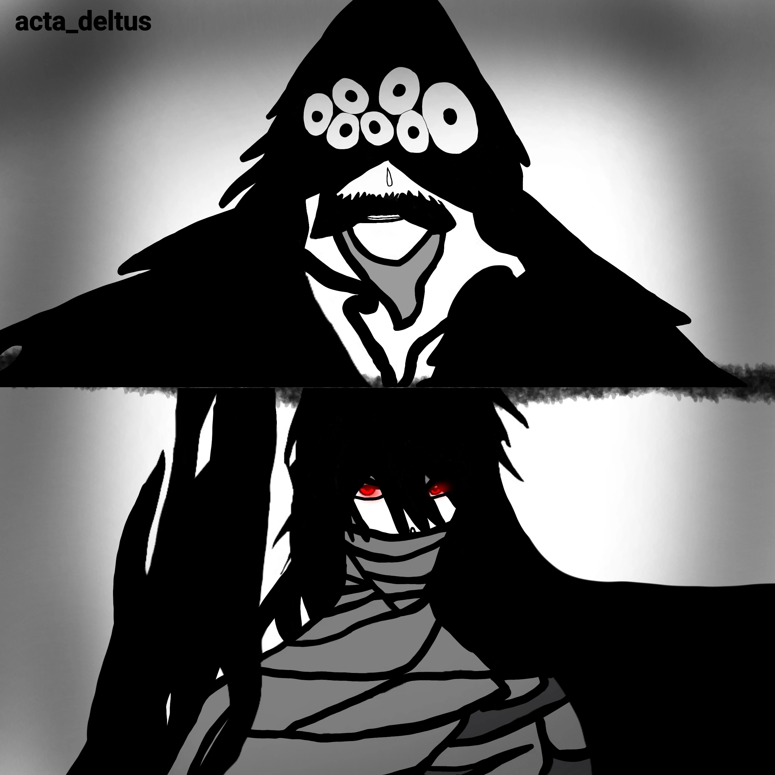 Mugetsu Ichigo vs Yhwach, art by acta_deltus | Fandom