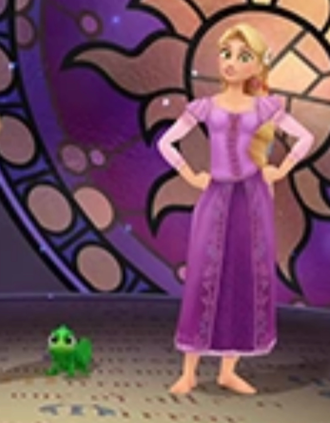 Rapunzel and pascal in Disney magic kingdoms | Fandom
