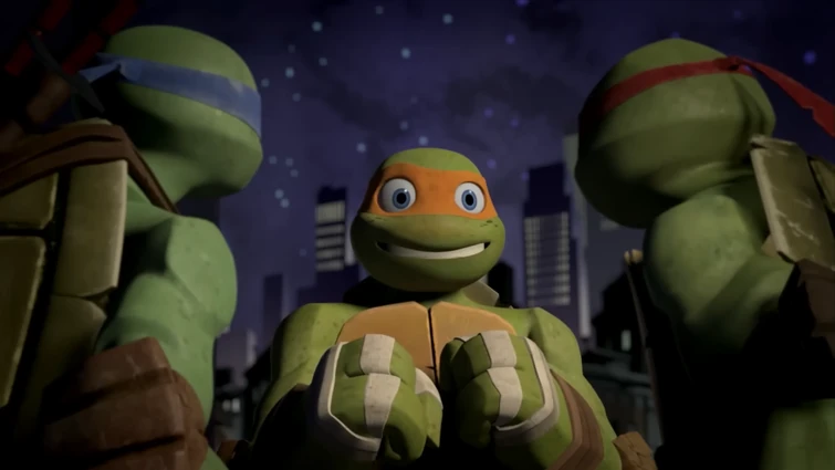 Why did Leo and Raph give Mikey those angry looks when he said that he ...