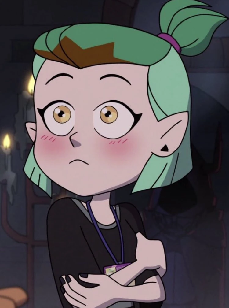 Amity is blushing because…. | Fandom