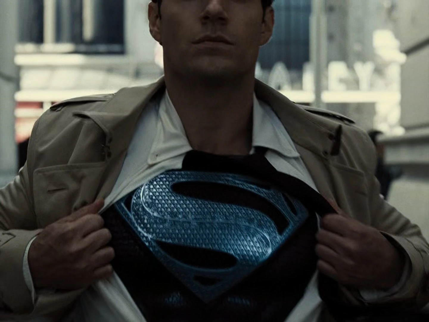 In the comics Clark comes up with the excuse that Superman helped him ...
