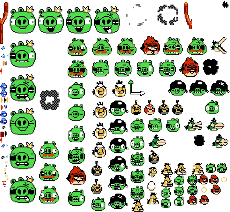 Angry birds famicom sprites part 1 | Fandom